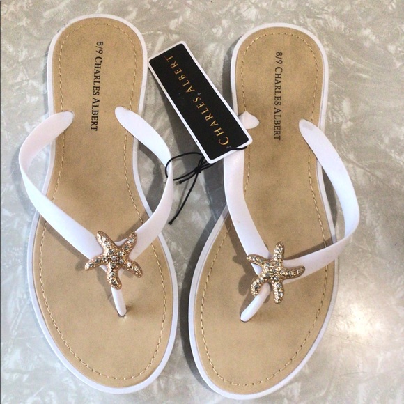 Charles Albert | Shoes | Charles Albert Womens White Gold Star Fish ...